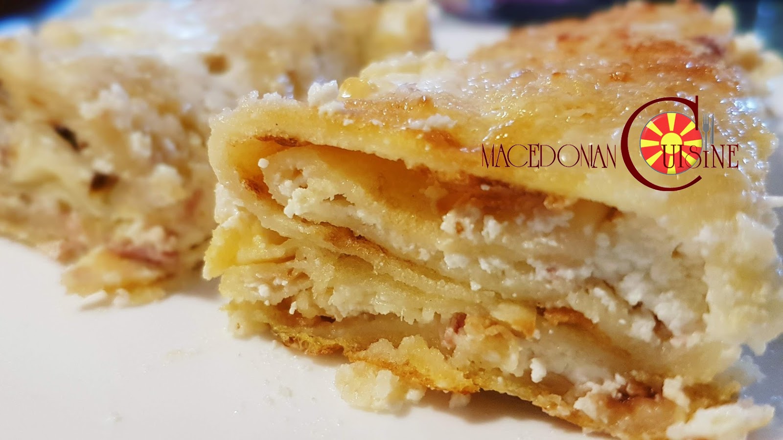 STUFFED AND BAKED CREPES ~ Macedonian Cuisine