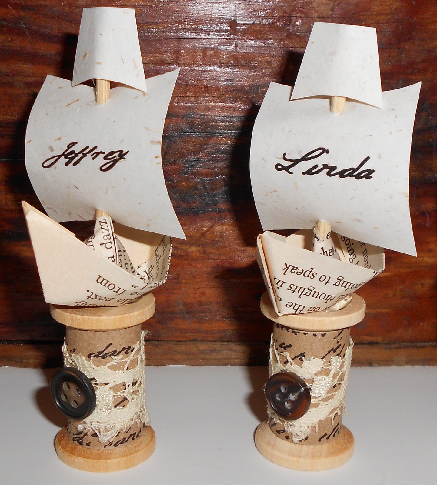 Mini Mayflower Place Card Tutorial