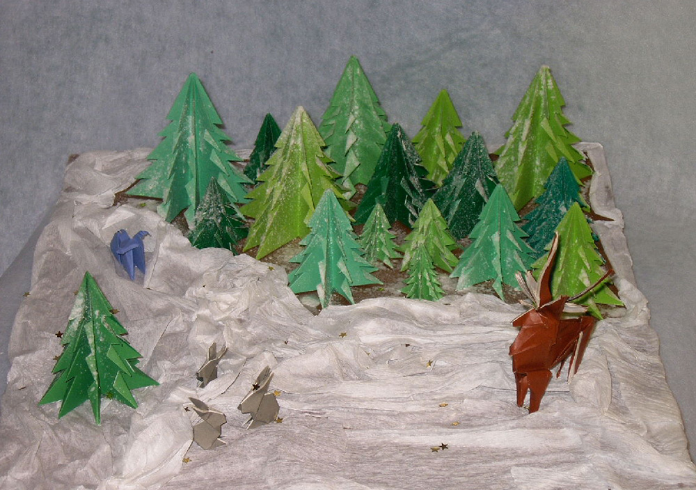Kraina wyobraźni: 53. Zima w origami.