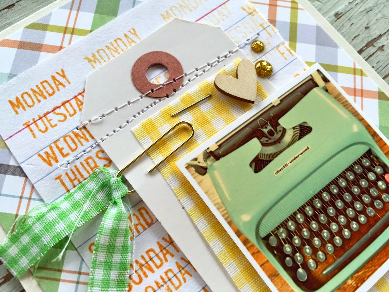 Mish Mash: Typewriter Card