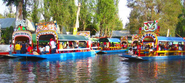 Las chinampas en Xochimilco