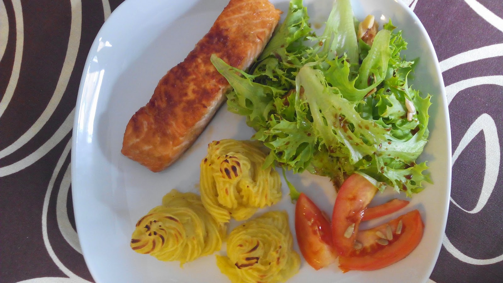 As Minhas Receitas Saudáveis: Salmão grelhado com gengibre acompanhado ... As Minhas Receitas Saudáveis: Salmão grelhado com gengibre acompanhado ...