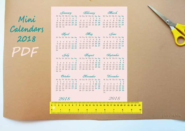 36 + Calendars 12 months per page multi-purpose ( crafts, gifts, scrap ...