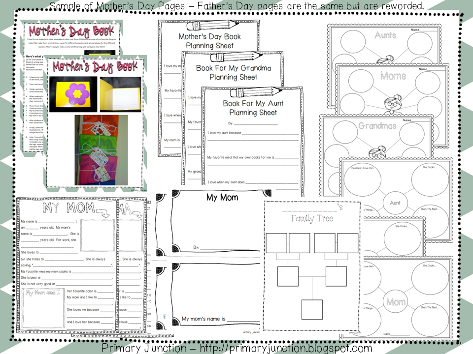 Mother’s Day & Father’s Day Activities | Primary Junction