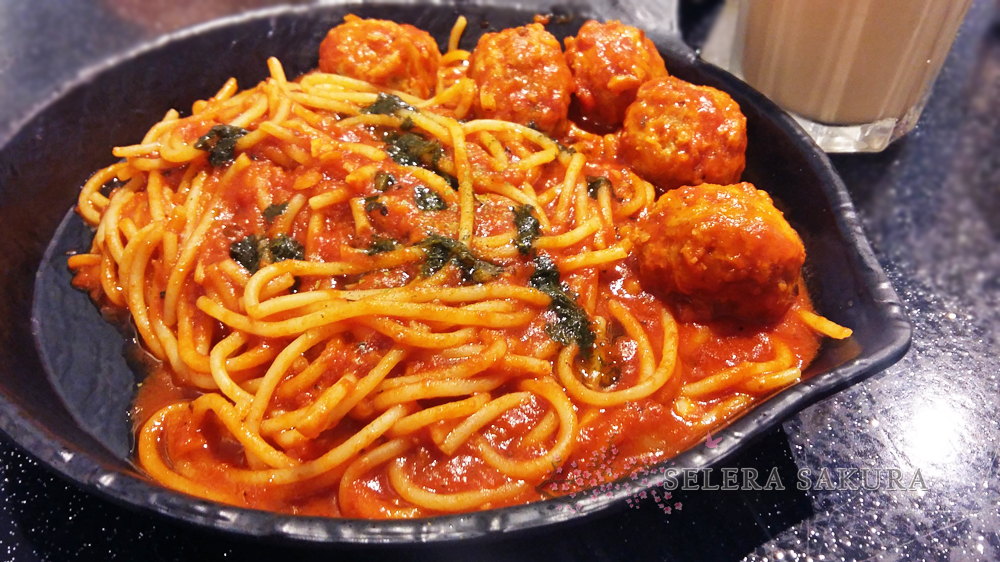 Chicken Meatball Bolognese Restoran Lemon Tree Johor Bahru