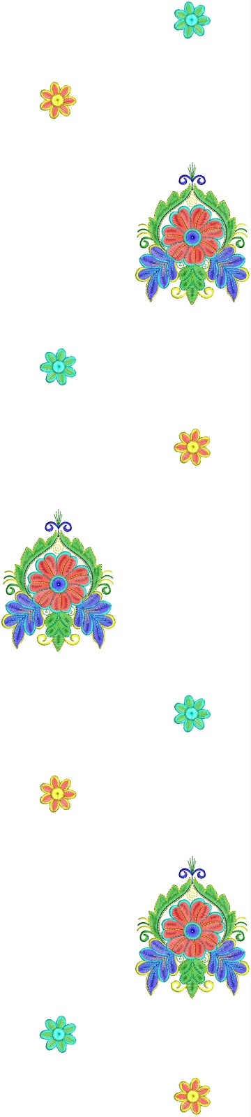 EmbDesignTube: Buta For Men and women's Cardigan like floral