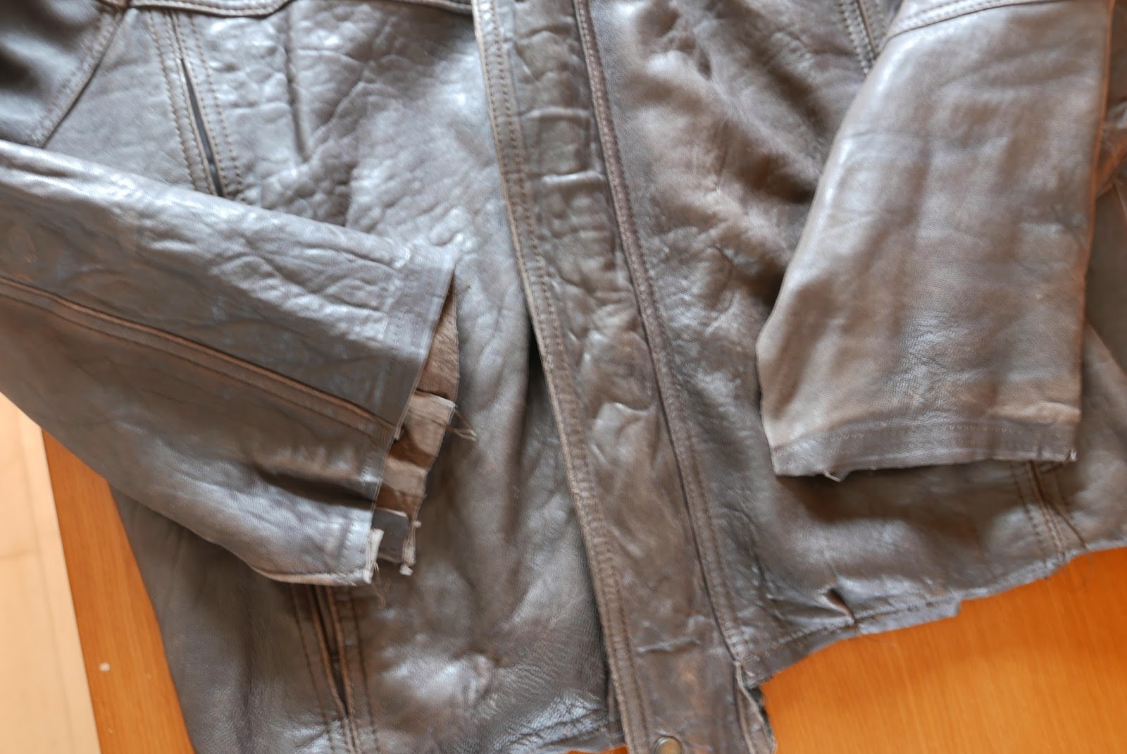 Consejos para reciclar una chaqueta de cuero ~ Moda en la Costura