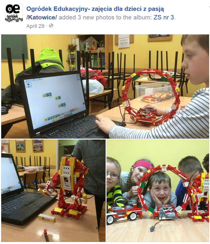 wedobots: LEGO® WeDo designs for the busy teacher: Fans from Poland!