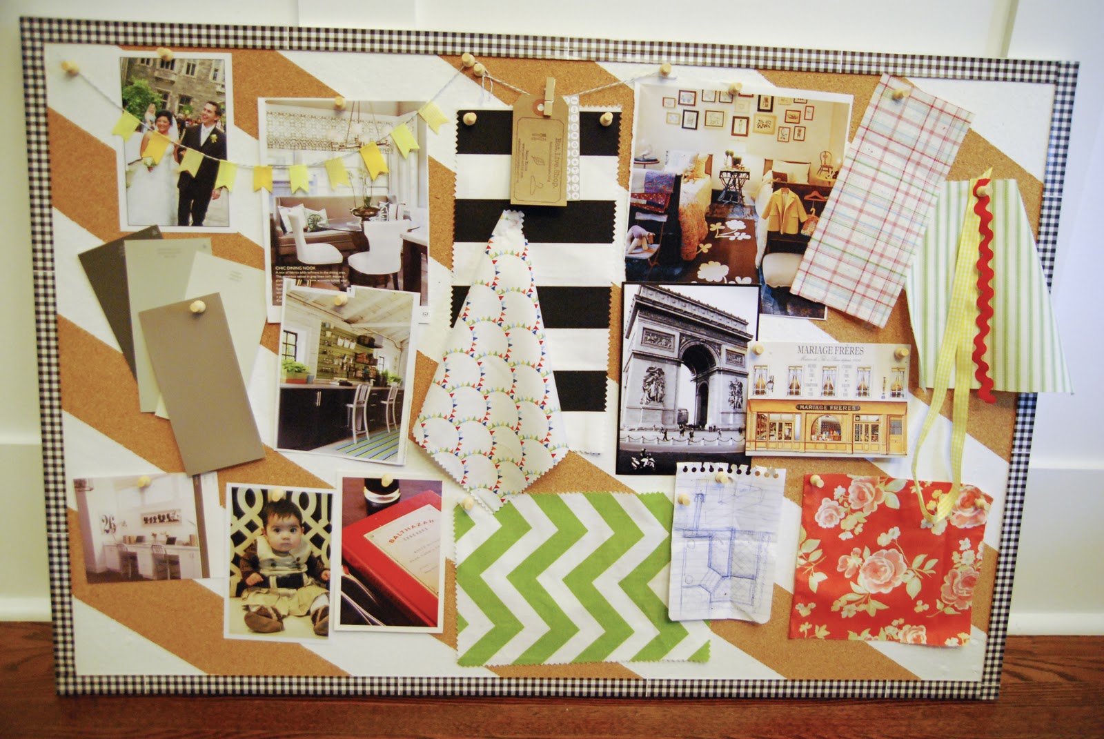 Cork Board Makeover - Rambling Renovators