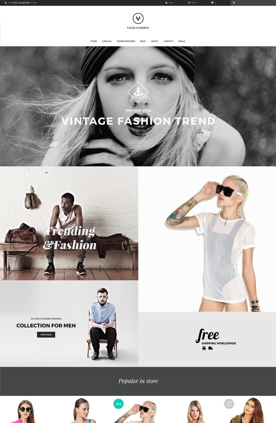 Free Leo themes: Leo Vanis Fashion Prestashop theme