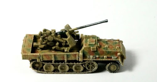 10mm Wargaming: 1:144 WWII German 3.7cm Flak 43 auf sWS from Combat ...