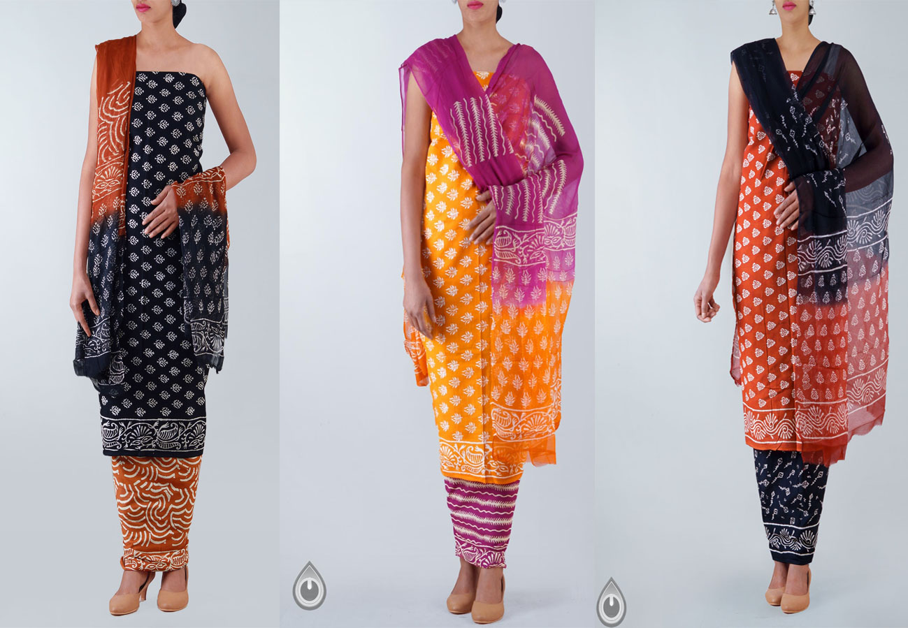 Party Wear Salwar Kameez: TRADITIONAL HANDLOOM RAJKOT COTTON SALWARS ...