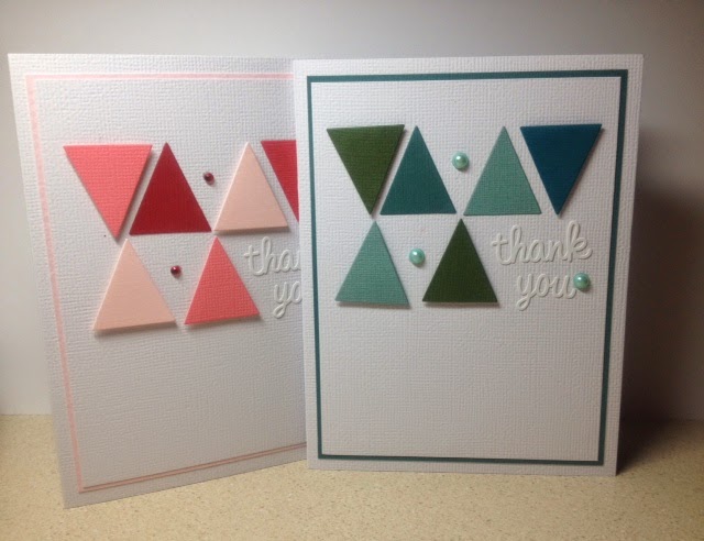 Little Paper Studio: More Geometric cards