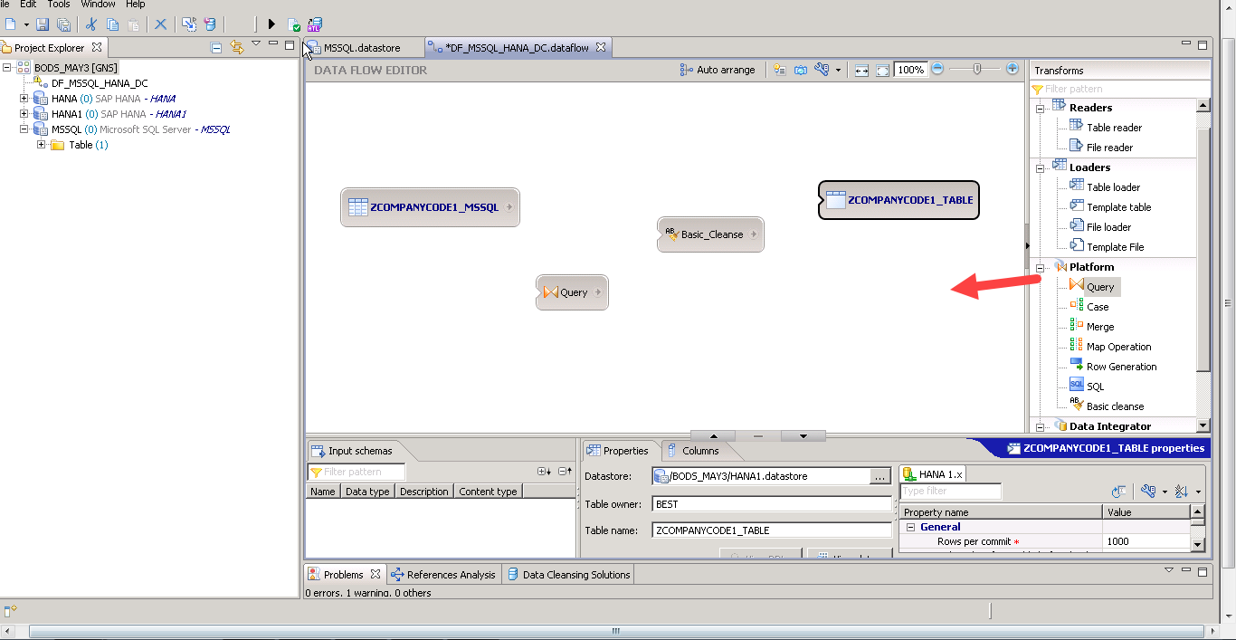 SAP TECH: Implementing Basic Cleanse in Data Services
