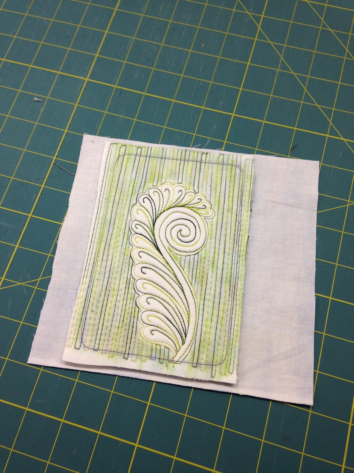 Quilt to the Edge....: Quilted Postcard Tutorial