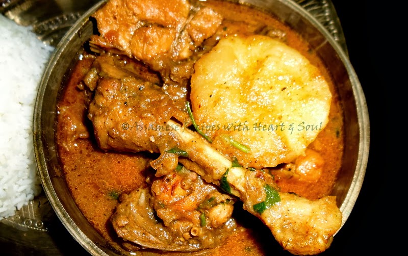 Assamese Recipes: Kukurar/ Murgir Jool ( Chicken curry in Assamese style)