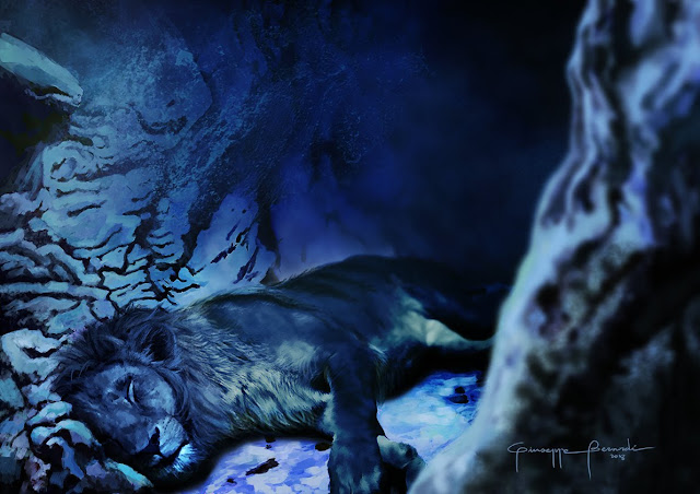 Giuseppe Berardi López - El león cavernario de la Cueva de la Garma