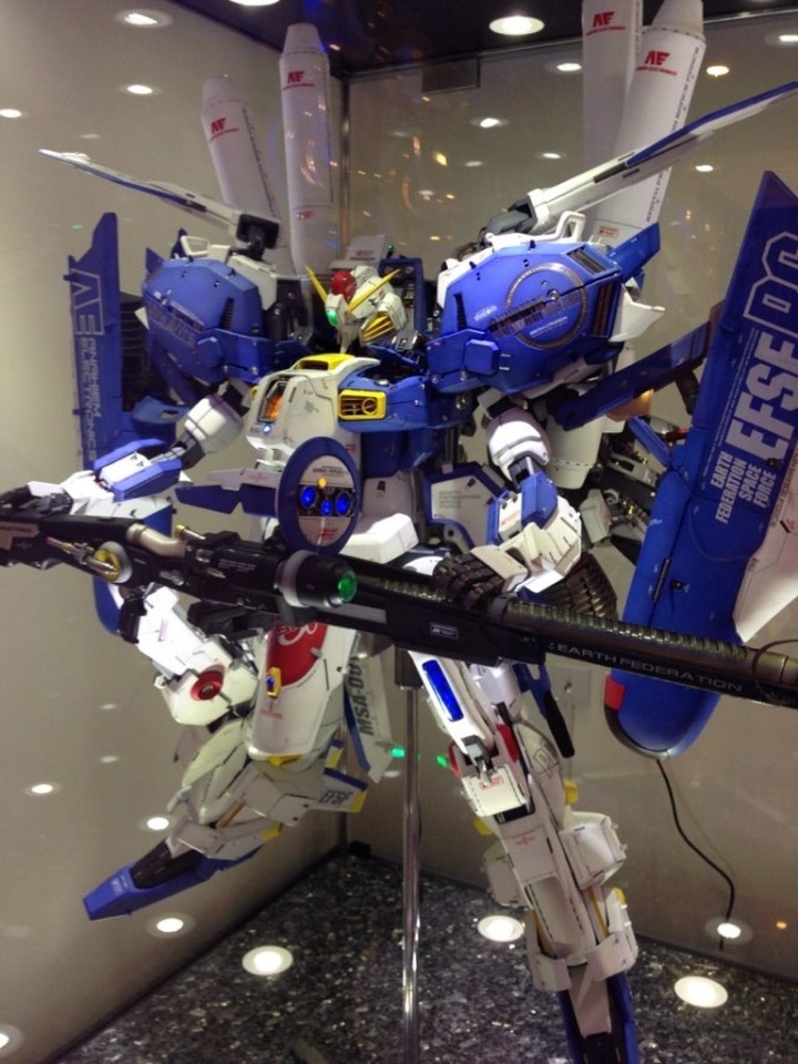 GUNDAM GUY: G-System 1/35 Gundam EX-S - Painted Build w/ LED