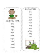 Only in First Grade: Houghton Mifflin Words for Themes