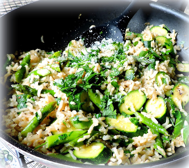 The English Kitchen: Asparagus and Courgette Rice