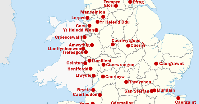 Heavenly Worldliness: 10 Names in Welsh for English Towns