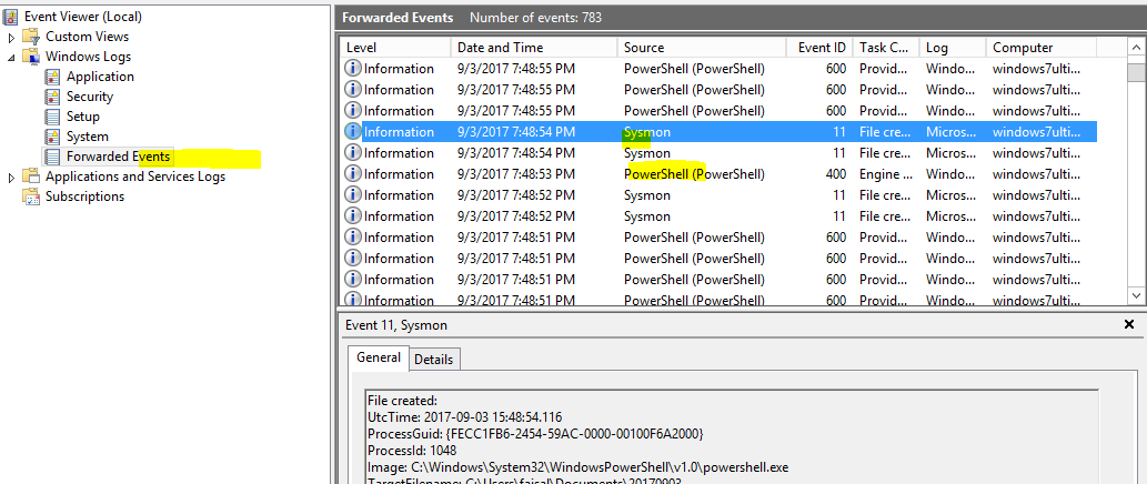 Enhanced PowerShell Logging and Sysmon Logs to ElasticSearch and ...