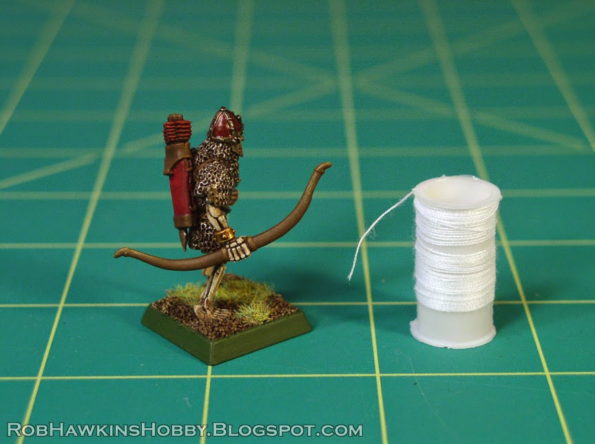 Rob Hawkins Hobby: Modeling Tutorial: Bow Strings