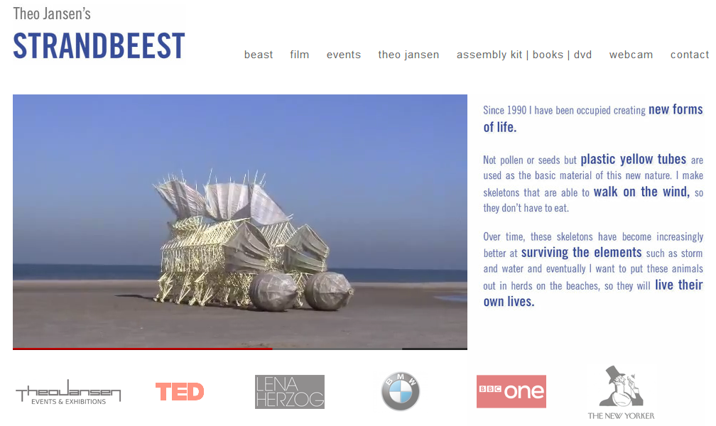 Synthetic Daisies: Theo Jansen, Lord of the Strandbeests