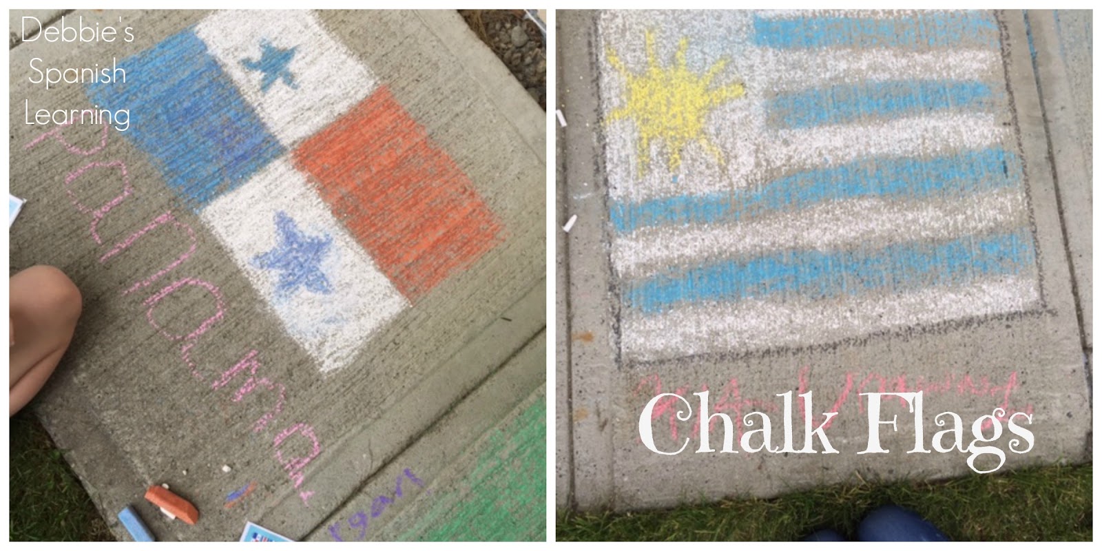 Debbie's Spanish Learning: Flag Relay Game