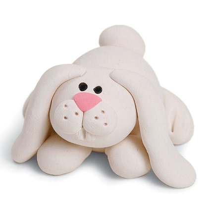 Air Dry Clay Tutorials: Flop-Eared Bunny
