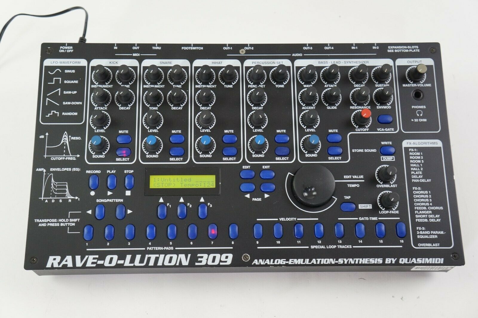 MATRIXSYNTH: Black Panel Quasimidi Rave-O-Lution 309