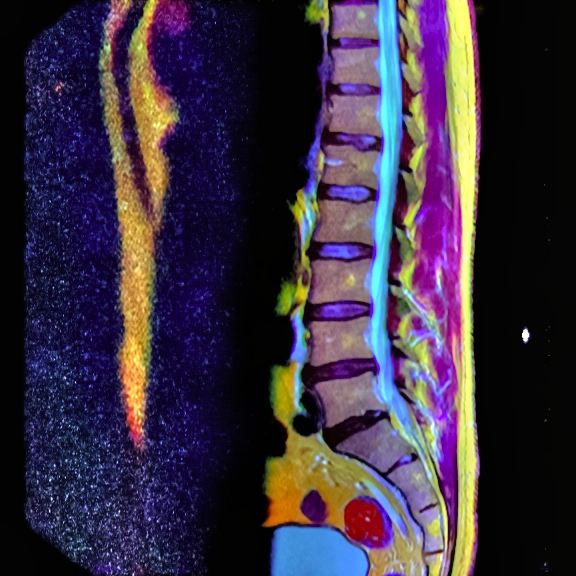 Nevit's blog: Color MRI of the Lumbar vertebrae