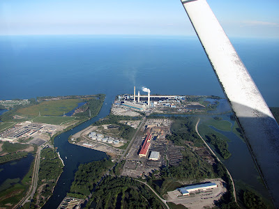 A mile of runway will take you anywhere.: Cruising past Detroit via ...