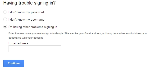 google account recovery and Security