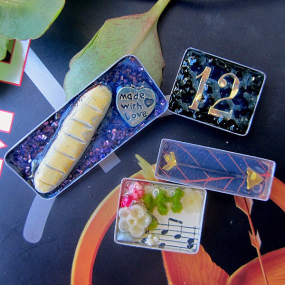 Shades Of Tangerine: Shadow Box Magnets (DIY)