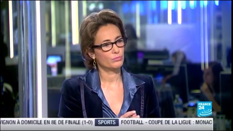 vuesalatele: [2012 10 31] ROSELYNE FEBVRE - FRANCE 24 - LE JOURNAL @05H45