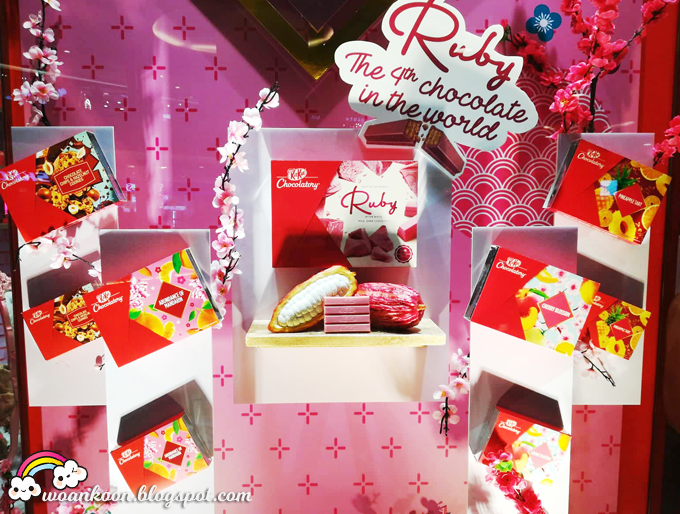 KITKAT Ruby Pink Chocolate @ KITKAT Chocolatory Store, Mid Valley KL ...