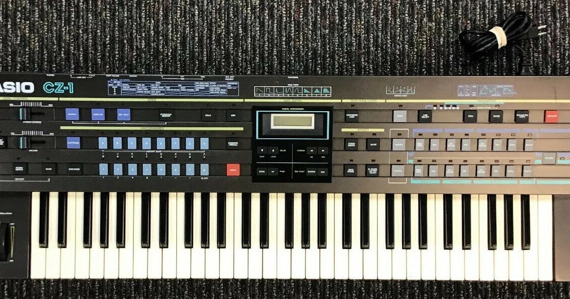 MATRIXSYNTH: Casio CZ-1 Phase Distortion Digital Synthesizer SN 300755