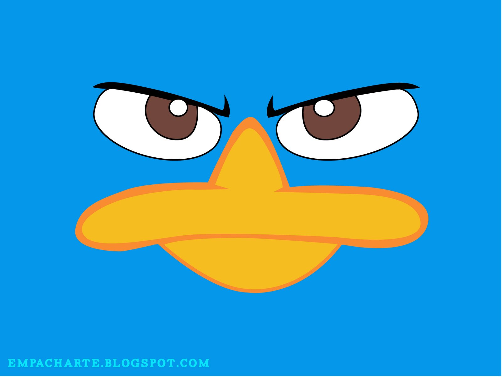 Perry el ornitorrinco vector gratis - Imagui