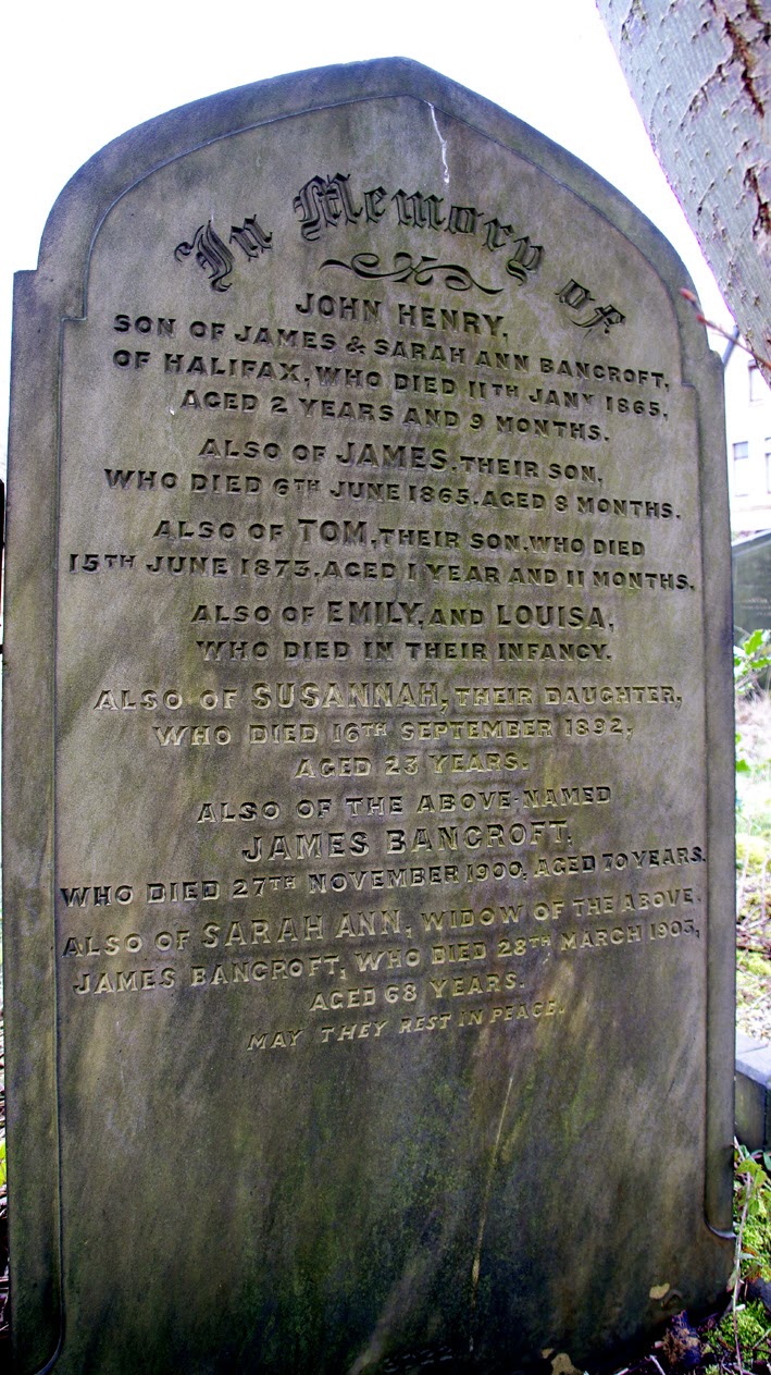 Bancrofts from Yorkshire: Bancroft burials at Lister Lane Cemetery ...