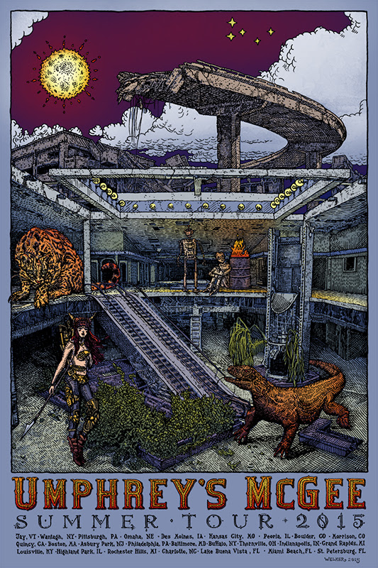 INSIDE THE ROCK POSTER FRAME BLOG: David Welker Widespread Panic ...