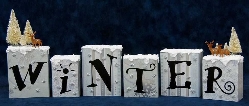 Ben Franklin Crafts and Frame Shop, Monroe, WA: How to: Winter Scene Blocks