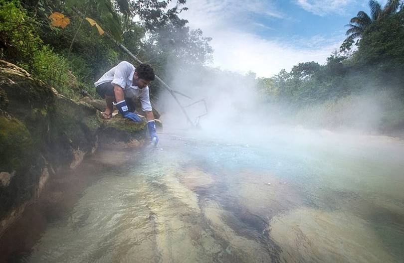 The Unique Boiling River in Peru, Shanay-Timpishka