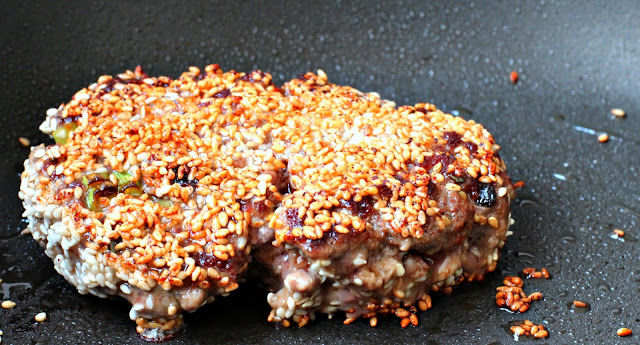Milk and Honey: Sesame Beef Burgers