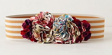 Ladyface Blog: DIY Fabric Flower Belt