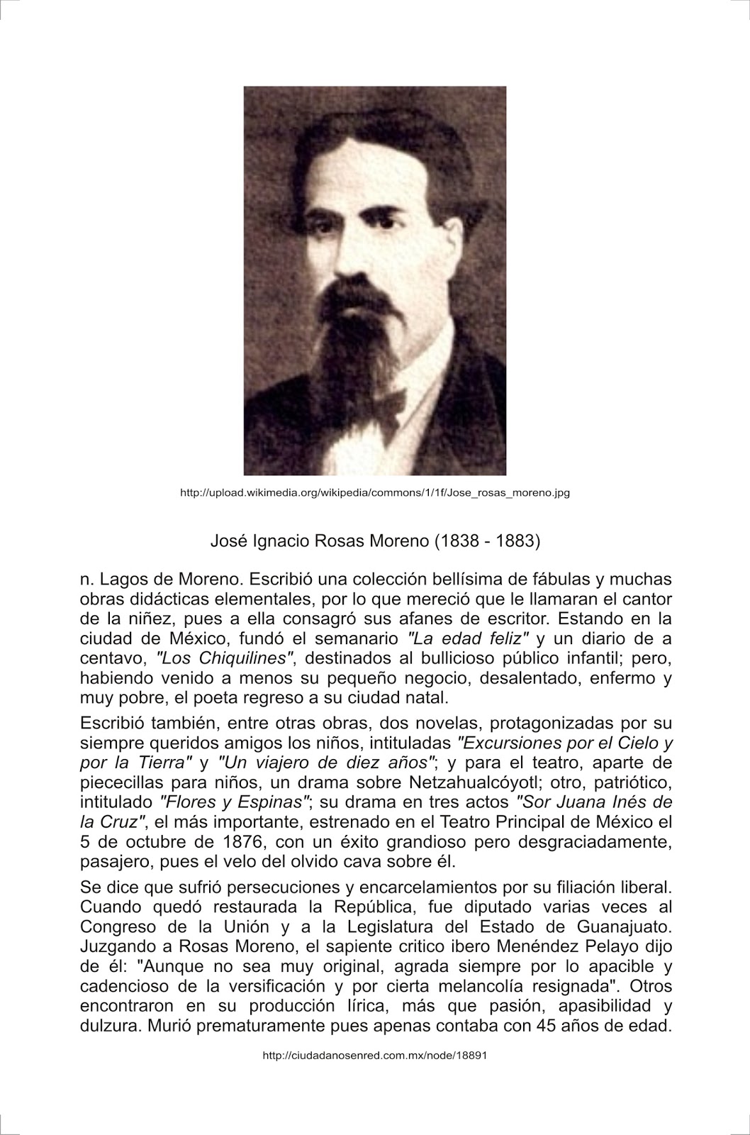 DE JALISCO PARA EL MUNDO: José Ignacio Rosas Moreno, escribió una ...