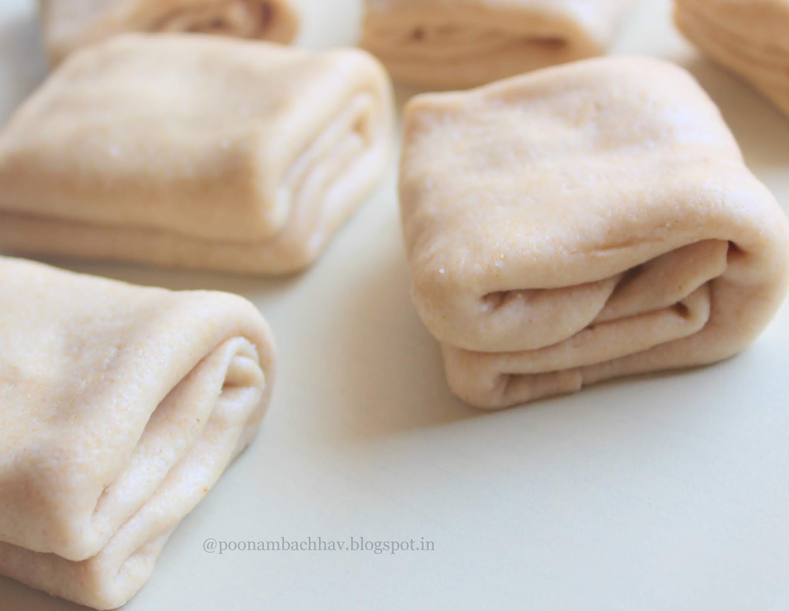 Annapurna: Msemen - Moroccan Square Pancake Recipe