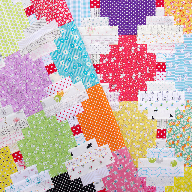 Courthouse Steps Quilt ~ A Quilt in Progress | Red Pepper Quilts ...