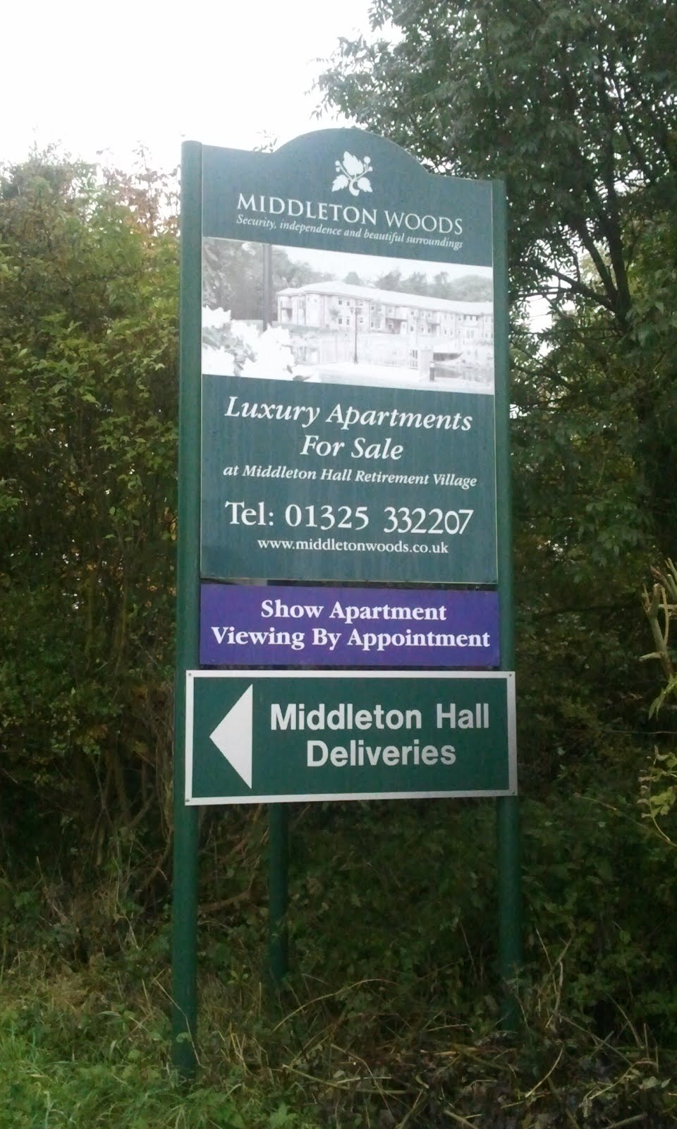 The Green I Signs Blog: V shaped road signs & vertical banners supplied ...