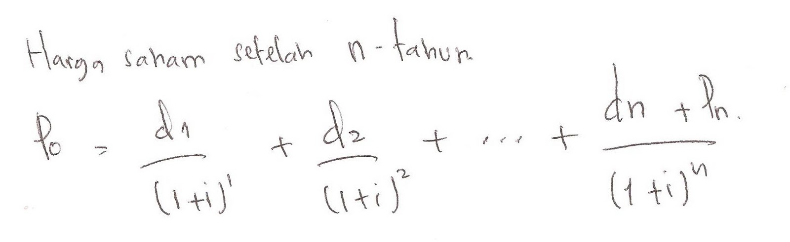 PENDEKATAN PENILAIAN SAHAM | PASAR MODAL DAN INVESTASI - dandy`s file